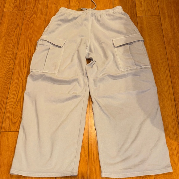 SKIMS | Pants & Jumpsuits | Skims Fleece Boyfriend Cargo Pants Light ...